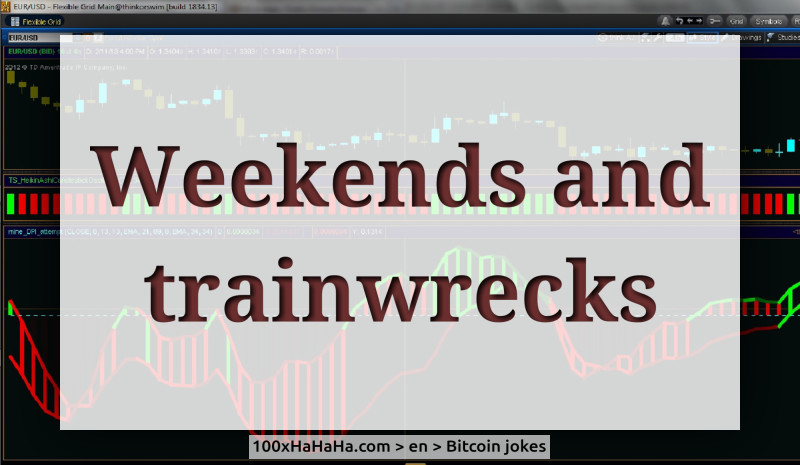 Trading joke+Image | Weekends and trainwrecks